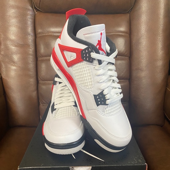 Jordan | Shoes | Air Jordan 4 Retro Red Cement | Poshmark